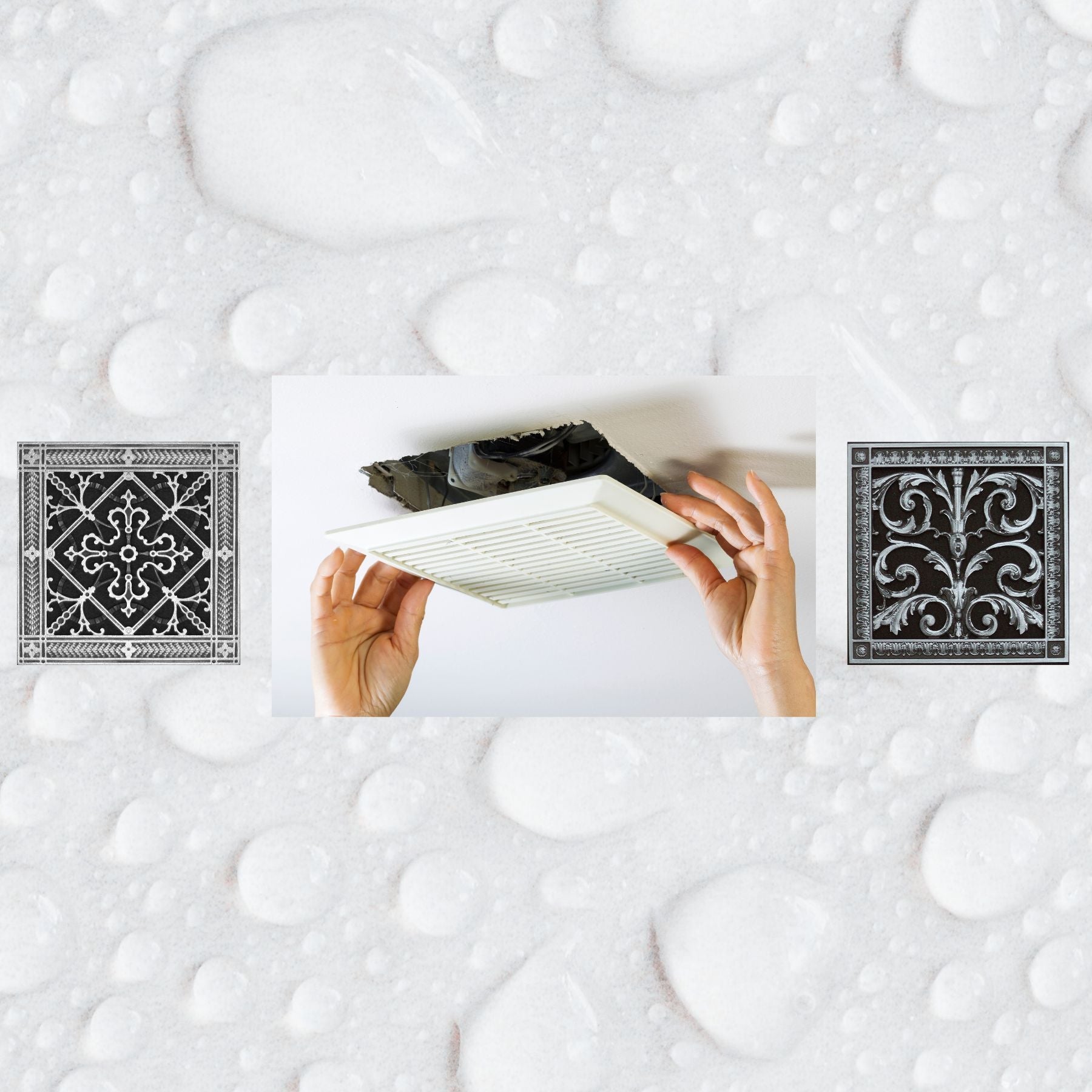 Bathroom Exhaust Fan Cover Grilles | Bathroom Vent Cover – Beaux-Arts ...