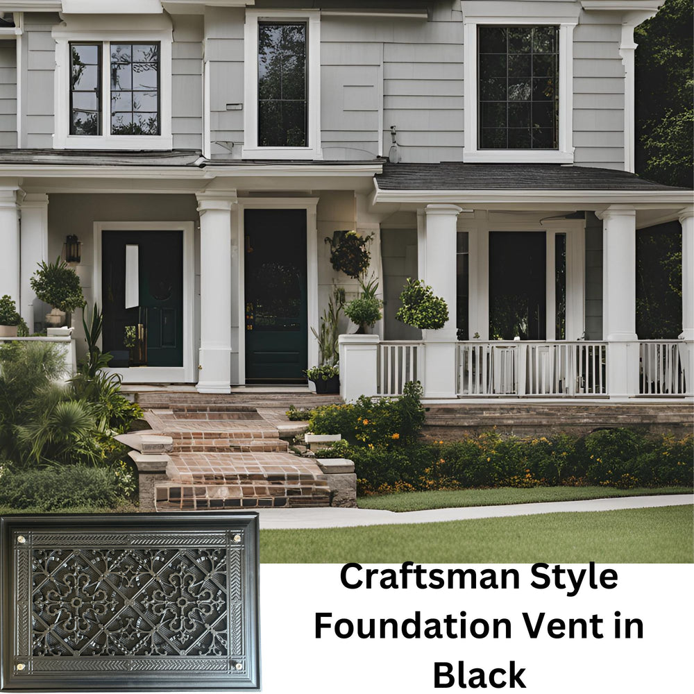 Foundation Vent| Crawl Space Vent Cover | Craftsman Style| Beaux-Arts ...