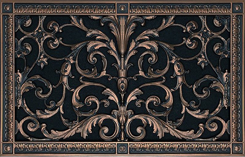 French Style-Louis XIV Grille: Covers a 12"x20" Duct/Opening | Vent Co ...