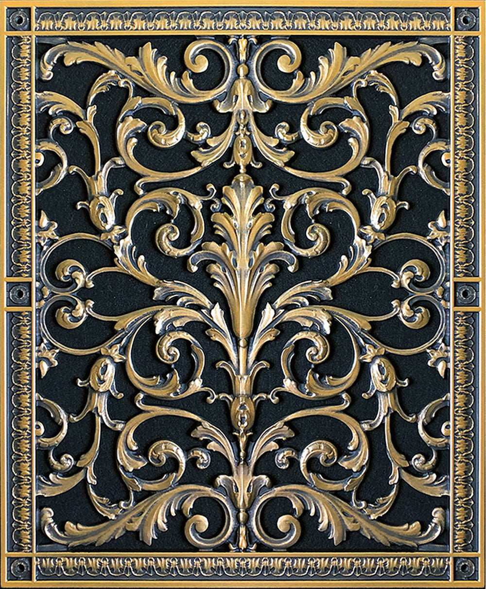French Style-Louis XIV Grille: Covers a 20" High x 16" Wide Duct/Openi ...